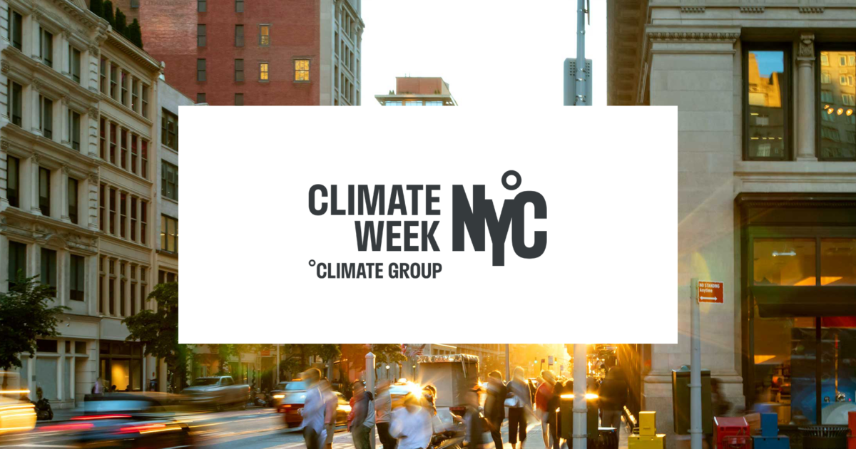 ENGIE Impact Named Official Partner of Climate Week… | ENGIE Impact