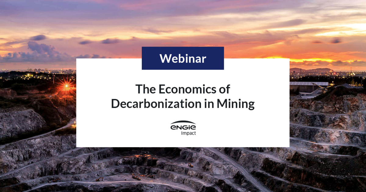 Overcoming Decarbonization Hurdles in Mining | ENGIE Impact