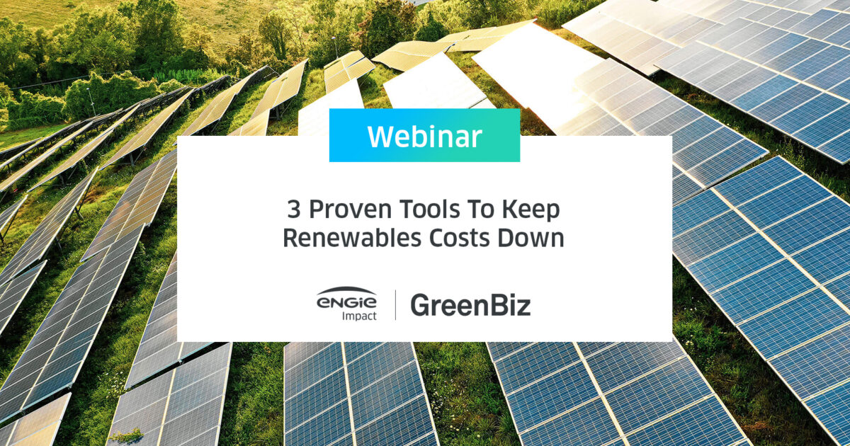 Building Your Renewables Strategy Webinar | ENGIE Impact