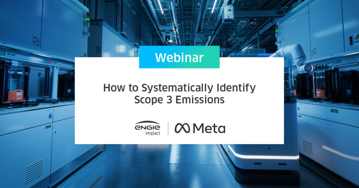 How to Systematically Identify Scope 3 Emissions… | ENGIE Impact