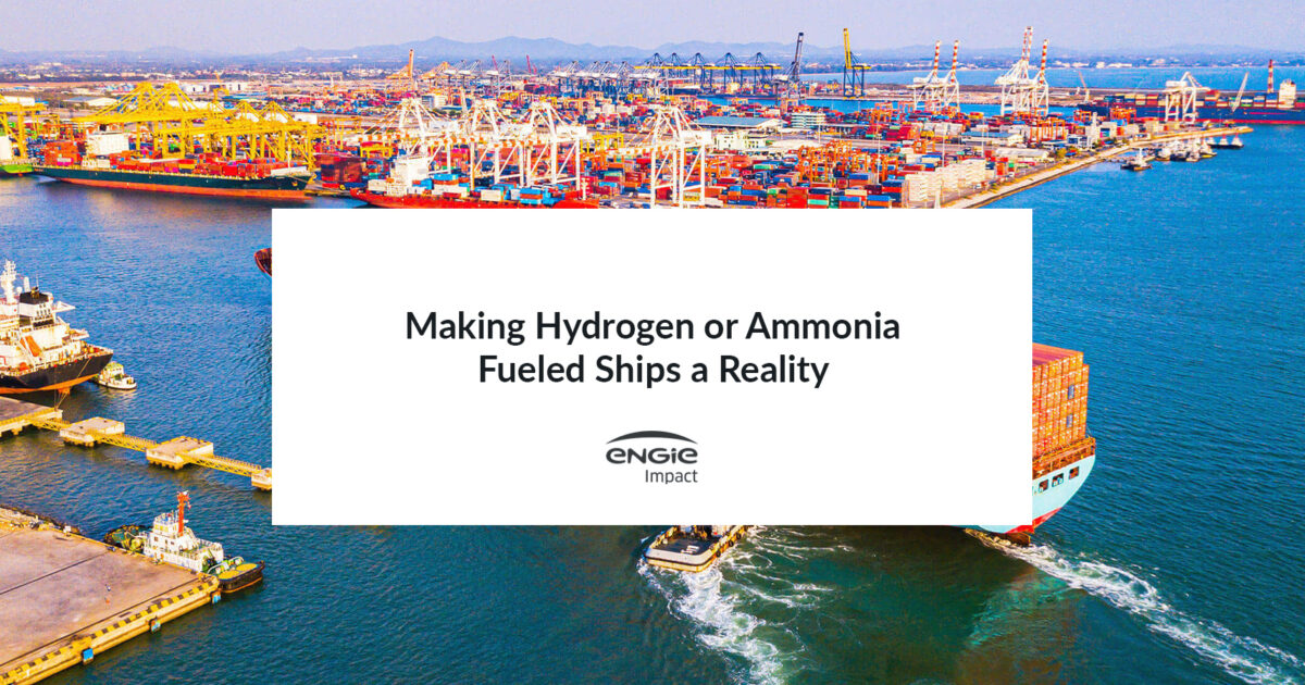 Decarbonizing Maritime Shipping | ENGIE Impact